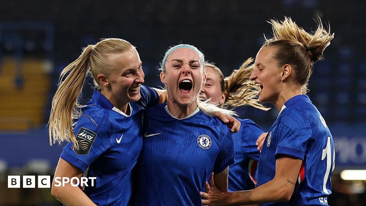 Chelsea 2-1 Man City: Carpenter stars as Blue begin WSL title defence ...