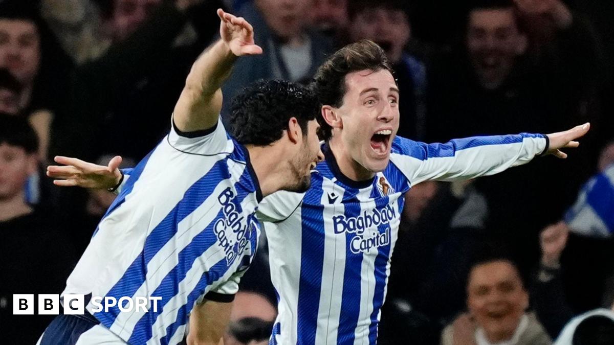 Real Sociedad 2-1 Barcelona: Hansi Flick's side suffer shock defeat ...