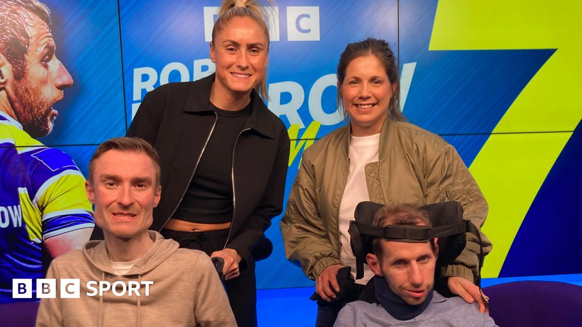 Stephen Darby and Steph Houghton talk MND on Rob Burrow podcast - BBC Sport