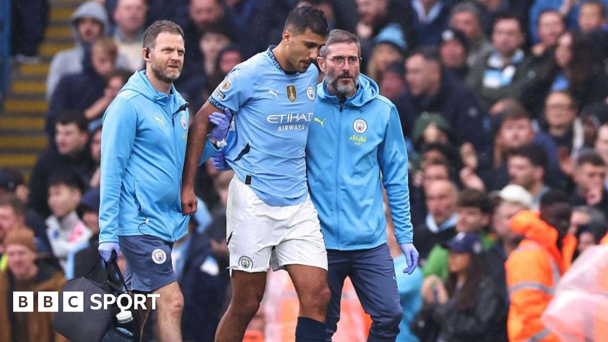Manchester City 2-2 Arsenal: Pep Guardiola on Rodri injury - BBC Sport
