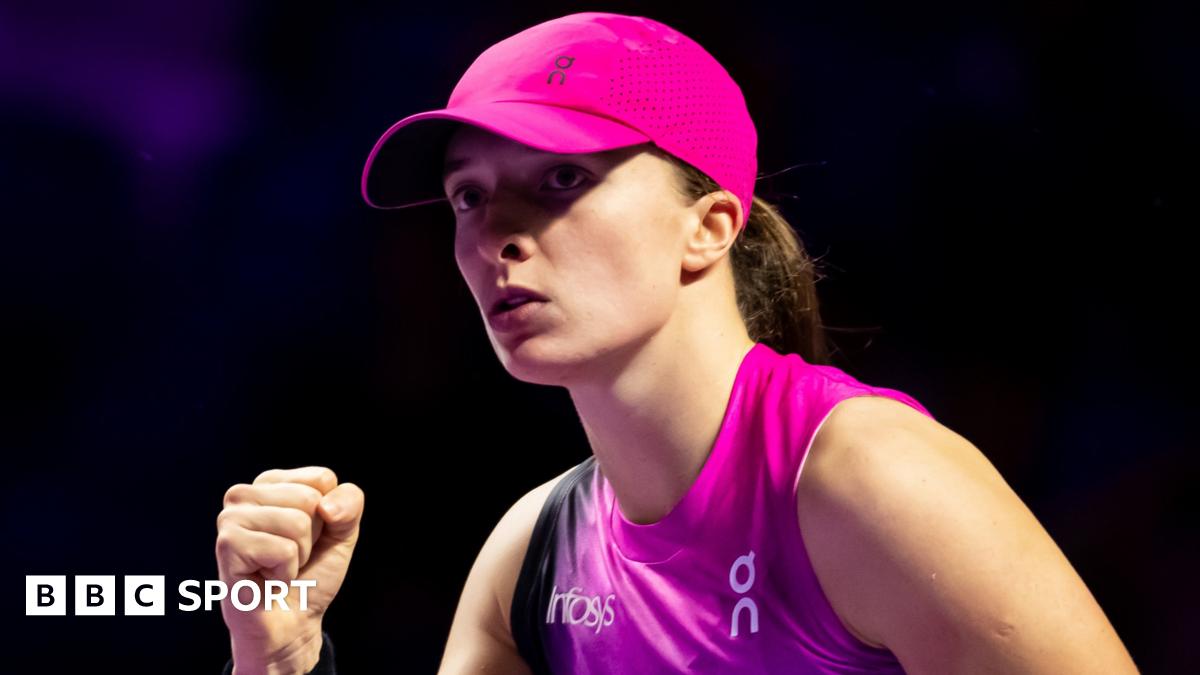 WTA Finals 2024: Iga Swiatek beats Barbora Krejcikova; Coco Gauff sees off Jessica Pegula - BBC ...