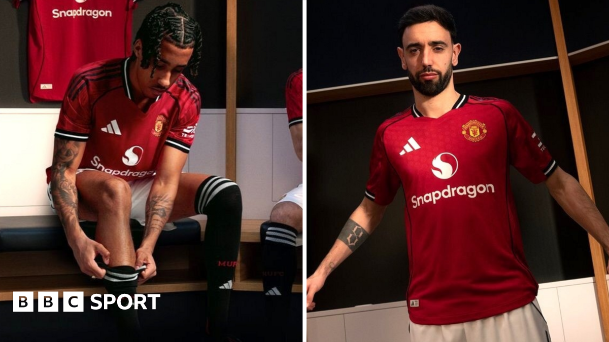 Man Utd news: Club release 2025-26 home kit - BBC Sport