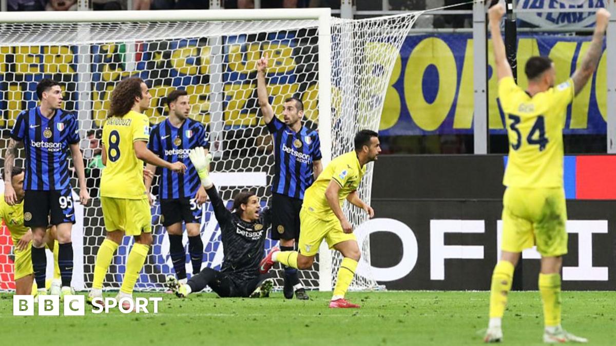Inter Milan 2-2 Lazio: Pedro scores double in major blow to Simone ...