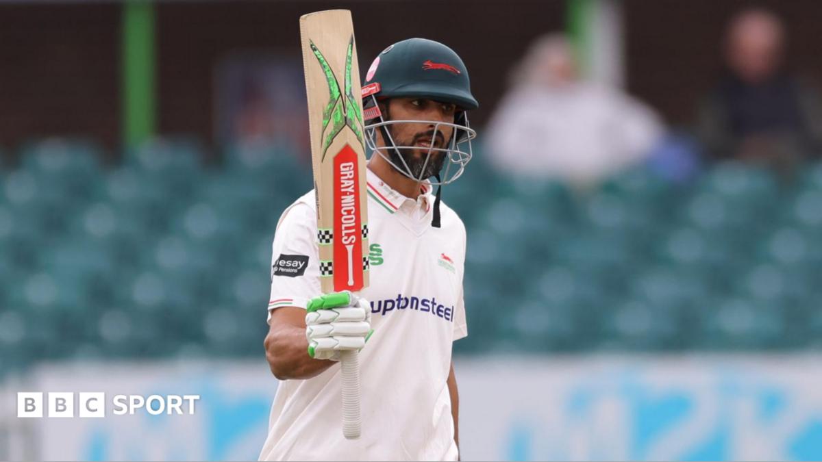 County Championship: Shan Masood hits century for Leicestershire ...