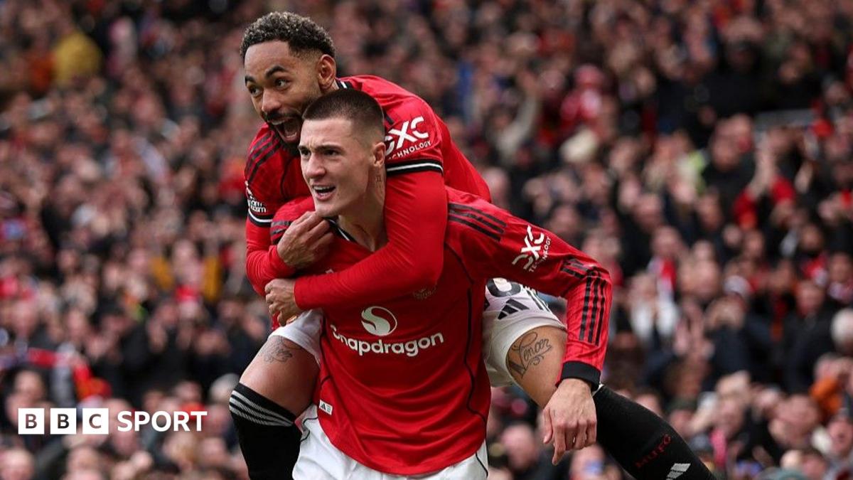 Man Utd 3-1 Aston Villa: Cunha and Sesko earn win for Red Devils - BBC ...