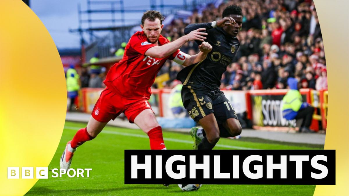 Aberdeen 1-0 Hearts: Highlights - BBC Sport