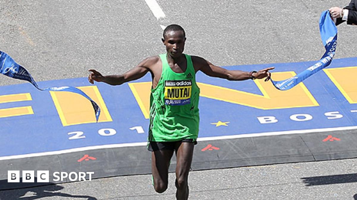 Geoffrey Mutai runs fastest ever marathon in Boston - BBC Sport