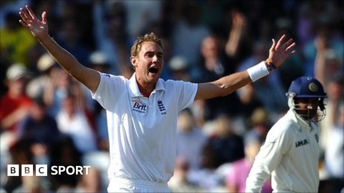 Stuart Broad hat-trick revives England against India - BBC Sport