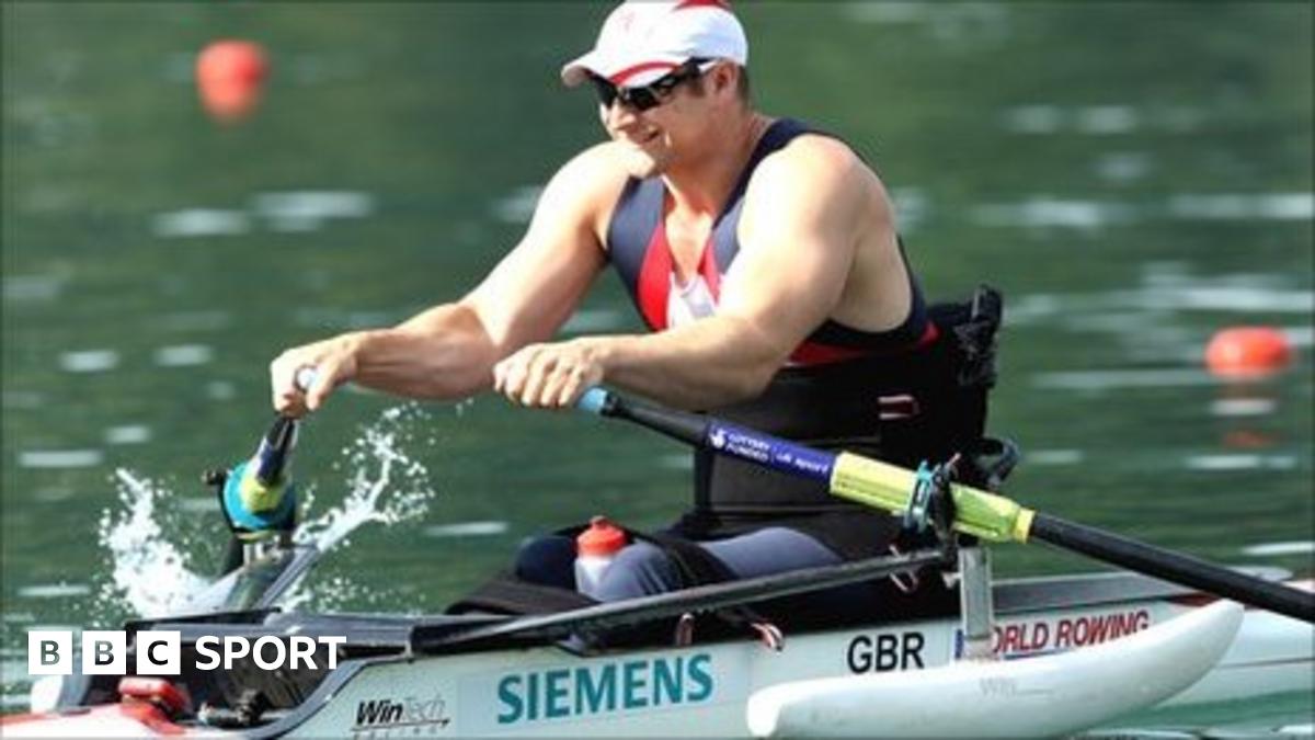 World Rowing: Paralympic champion Tom Aggar wins gold - BBC Sport