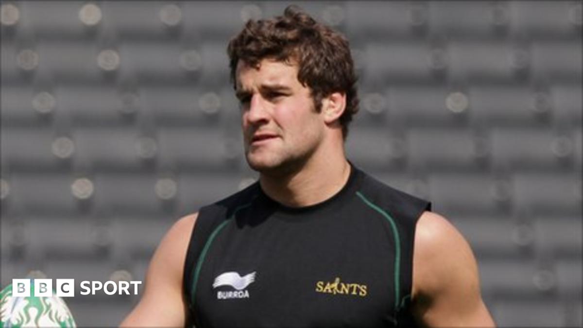 Northampton Saints forward Calum Clark signs new deal - BBC Sport