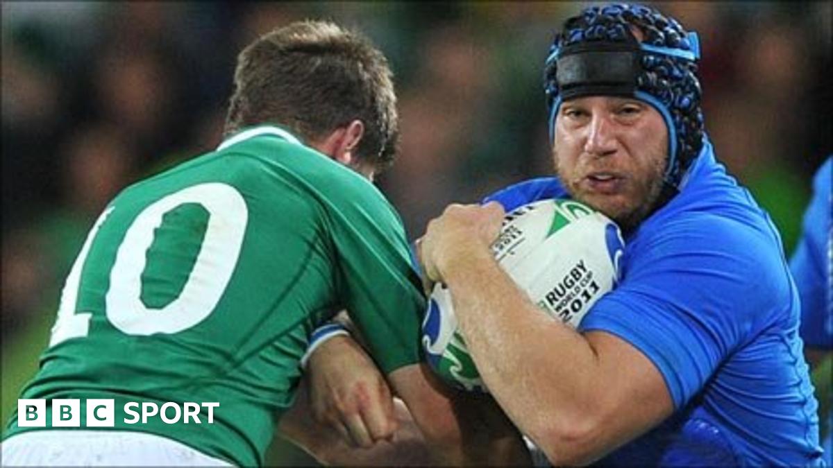 Rugby World Cup 2011: Ghiraldini banned for eye gouging - BBC Sport