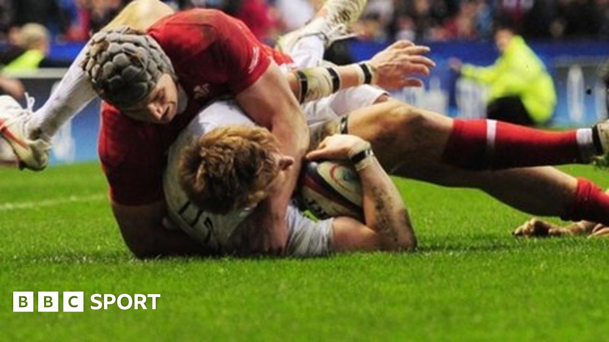 England's David Strettle insists try against Wales was genuine - BBC Sport