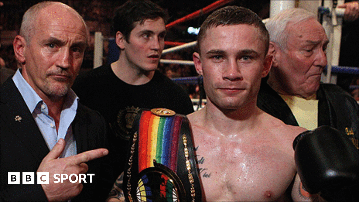 Carl Frampton stops Prosper Ankrah to retain Commonwealth title - BBC Sport