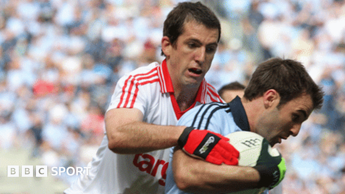 Tyrone's Justin McMahon ruled out of Division Two Final - BBC Sport