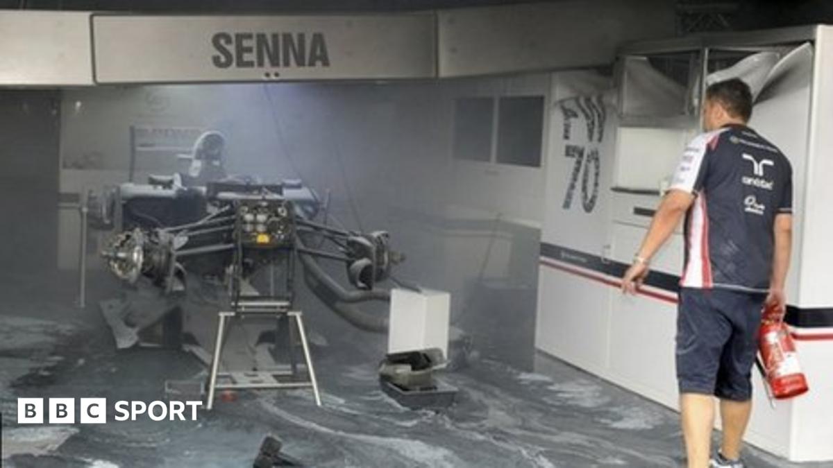 Williams change pit procedure after Spanish Grand Prix fire - BBC Sport