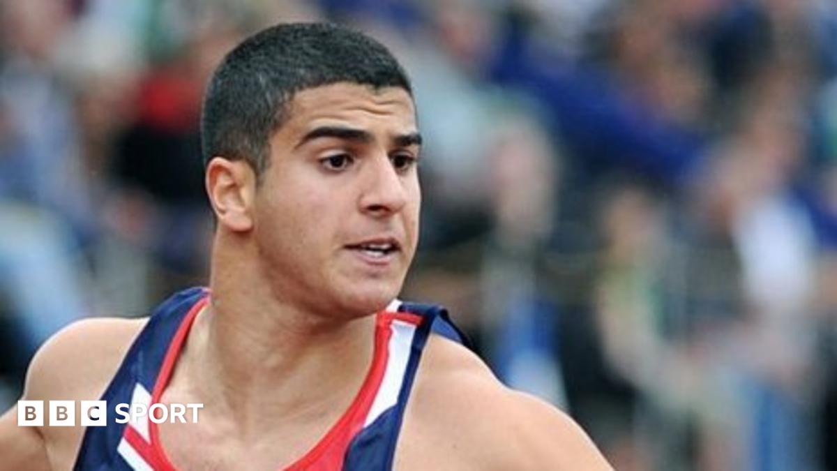 Teenage sprinter Adam Gemili runs in Team GB Olympic trials - BBC Sport