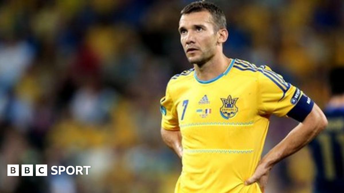 Ukraine's Andriy Shevchenko announces international retirement - BBC Sport