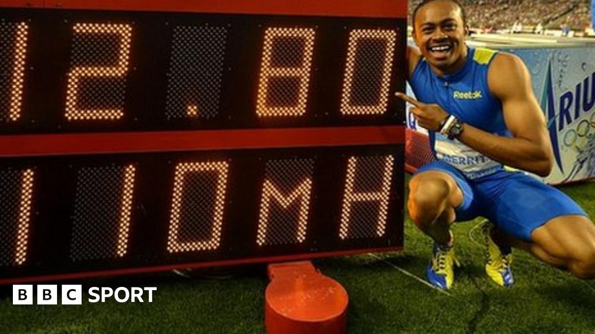 Aries Merritt sets new 110m hurdles world record in Brussels - BBC Sport