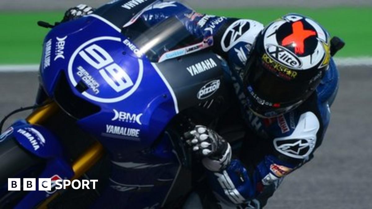 MotoGP: Jorge Lorenzo wins as Dani Pedrosa crashes in Misano - BBC Sport