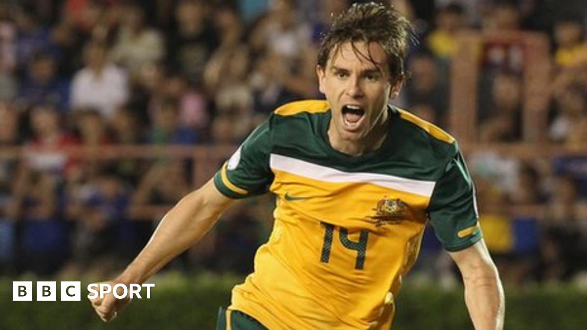 Aston Villa's Brett Holman named Australia's player of the year - BBC Sport