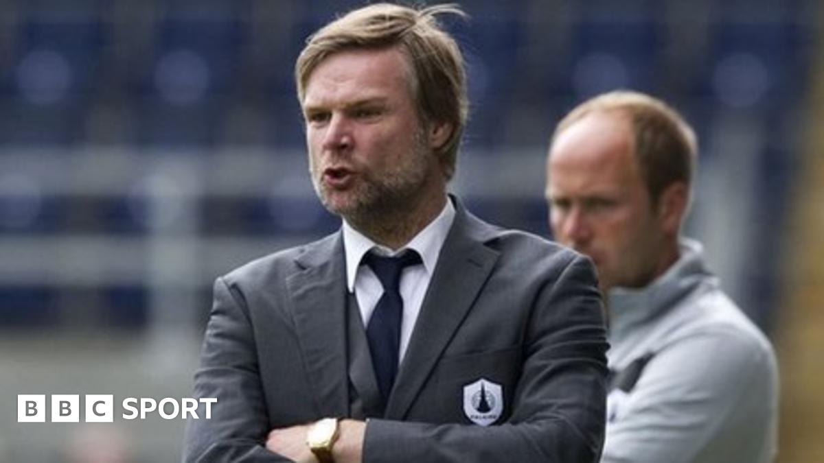 Dundee United to speak to Falkirk manager Steven Pressley - BBC Sport