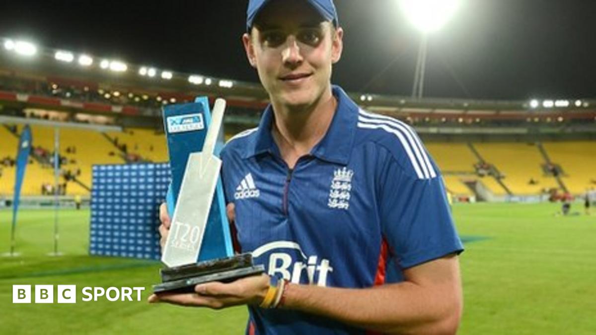 Stuart Broad hails England T20 victory over New Zealand - BBC Sport