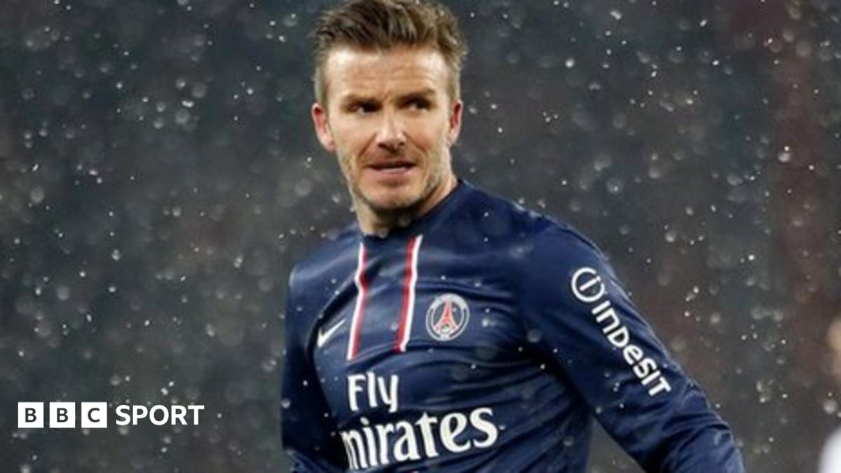 David Beckham debut a good start to Paris St-Germain love affair - BBC ...
