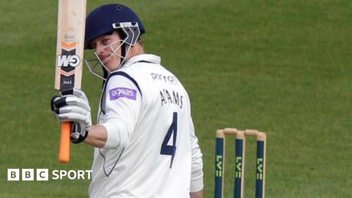 Hampshire v Worcs: Jimmy Adams ton puts visitors to sword - BBC Sport