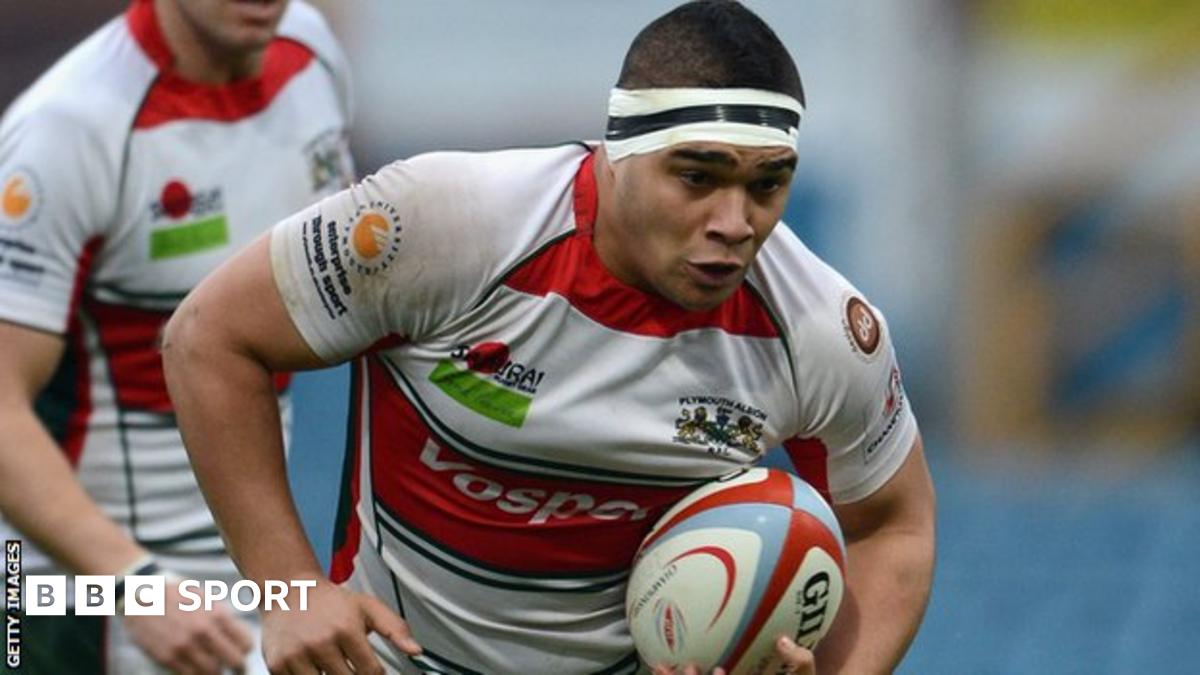 Plymouth Albion's Sam Matavesi signs new deal at Brickfields - BBC Sport