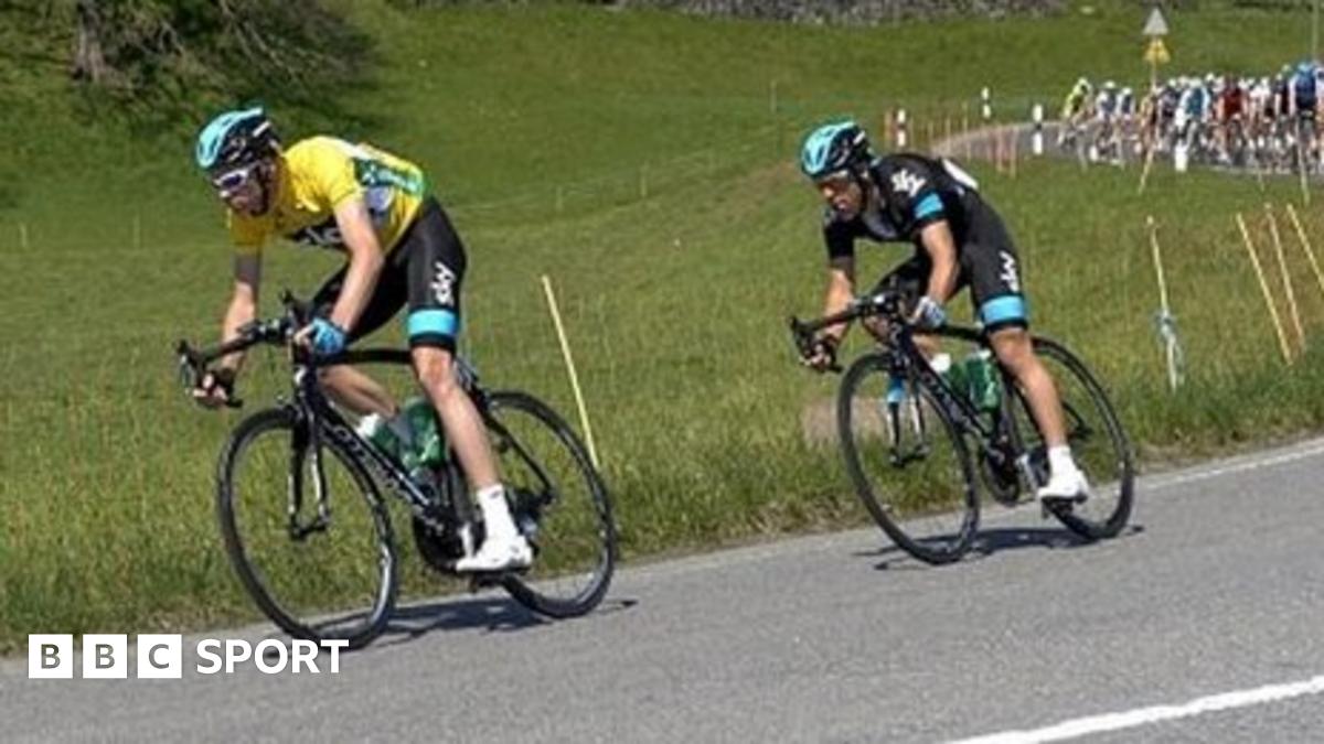 Chris Froome leads Tour de Romandie after stage two climb - BBC Sport