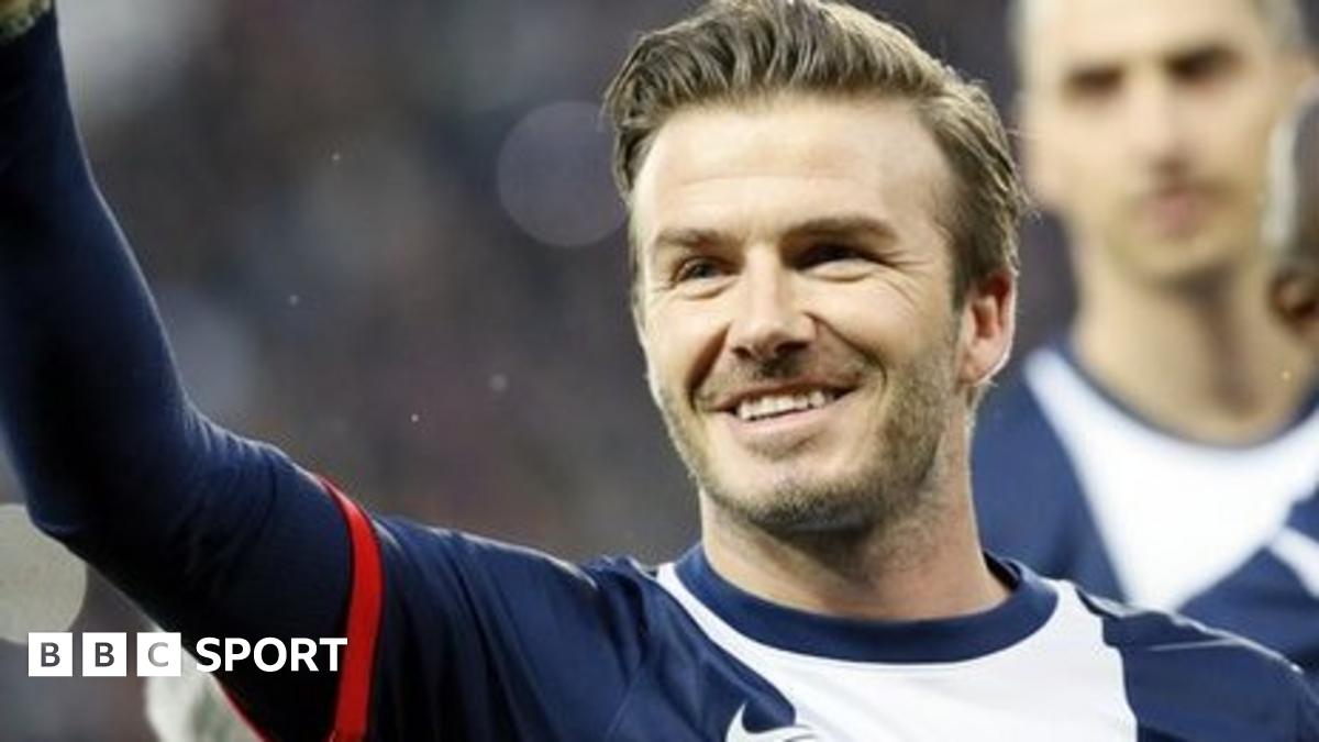David Beckham's emotional Paris goodbye - BBC Sport