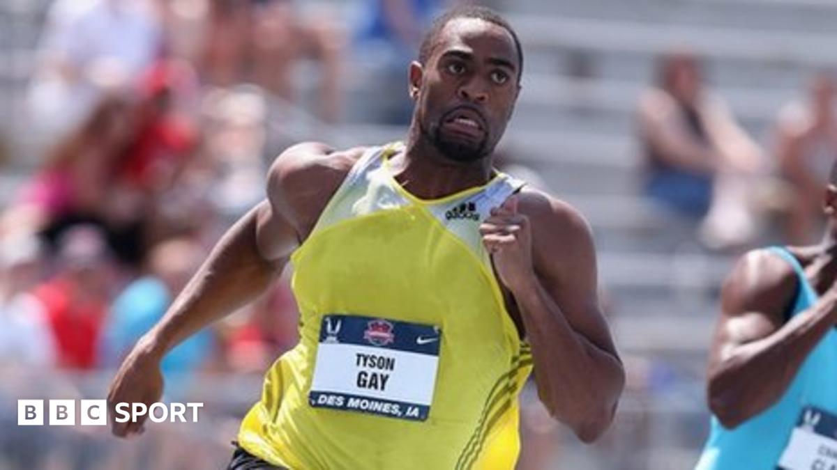 Tyson Gay runs fastest 200m time of 2013 at United States trials - BBC ...