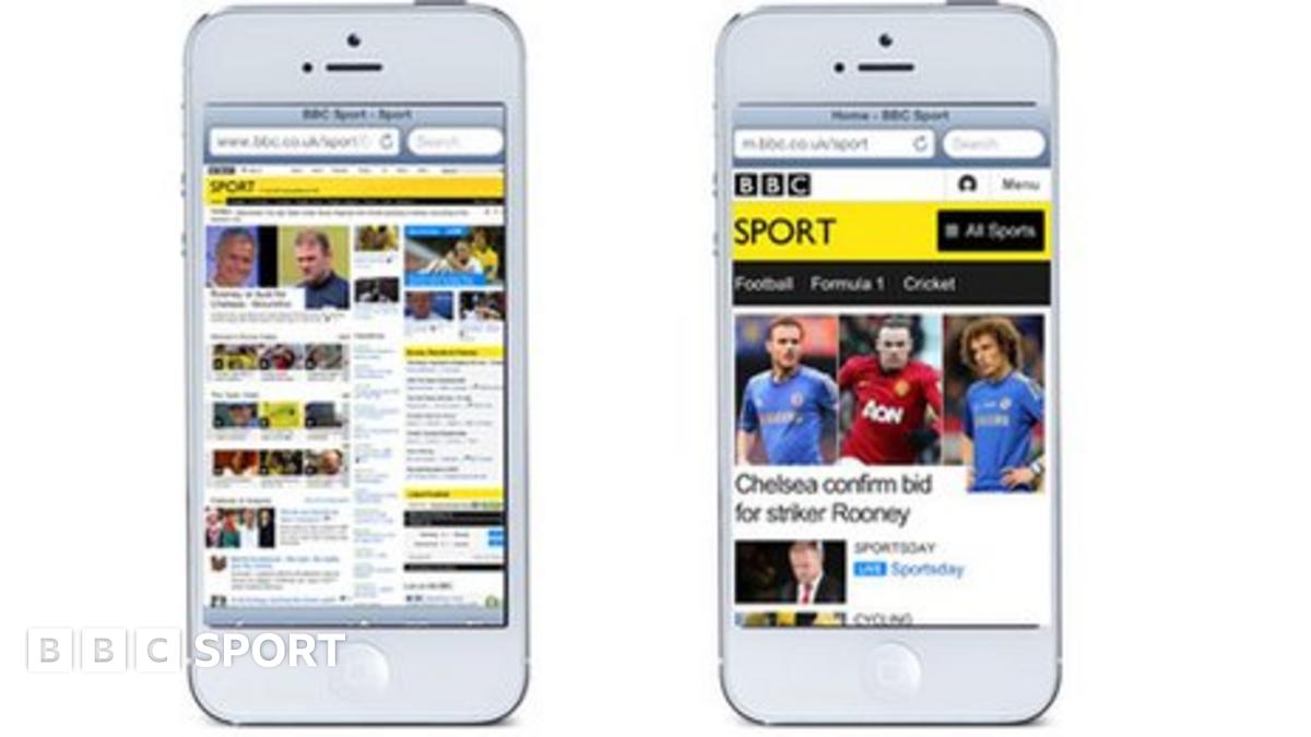 BBC Sport homepage: A new look for the way you view on mobile - BBC Sport