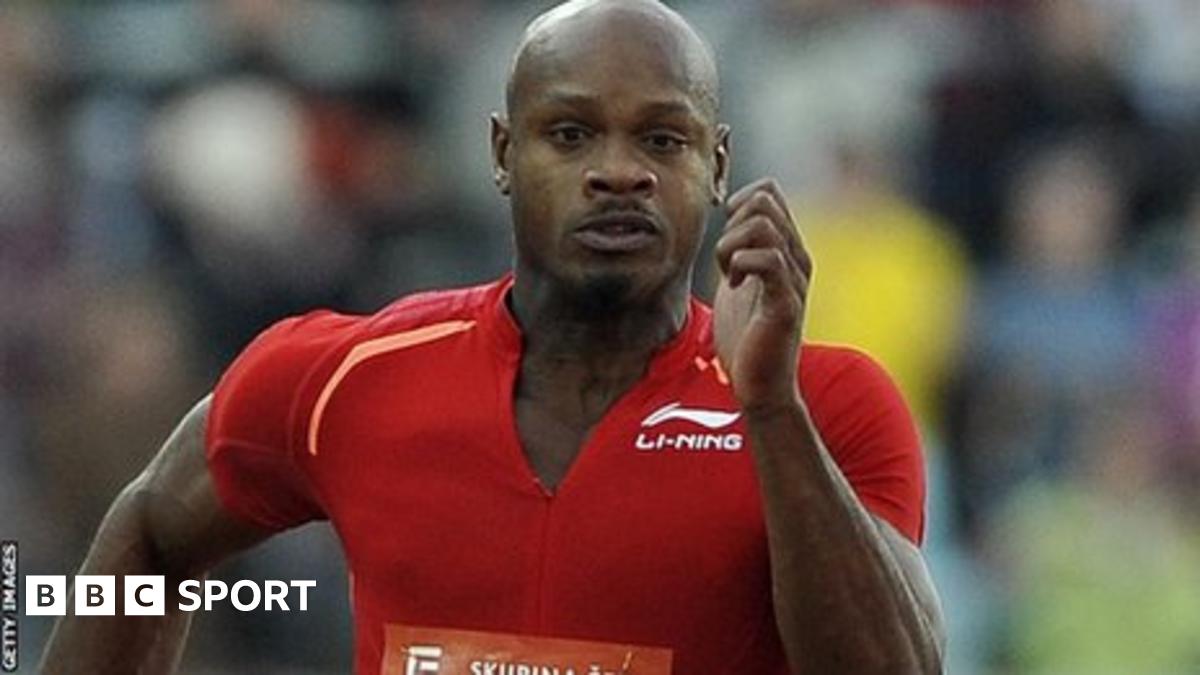 Asafa Powell vows to return after positive drugs test - BBC Sport