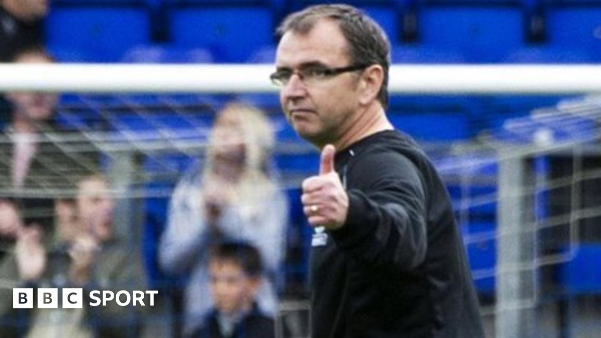 Hibernian: Pat Fenlon hails comeback win against Saints - BBC Sport