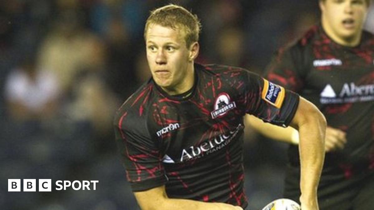 Edinburgh stand-off Gregor Hunter suffers injury blow - BBC Sport