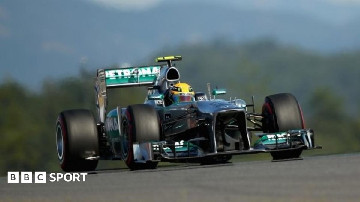 Lewis Hamilton tops second Korea practice, with Vettel second - BBC Sport