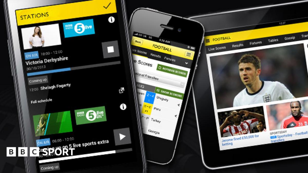Keep in touch with the BBC Sport app on mobile and tablet - BBC Sport