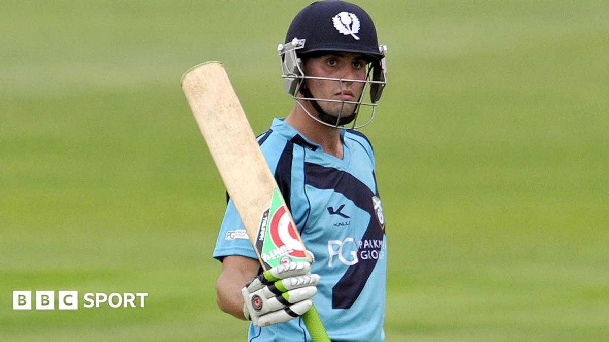 Scotland's Calum MacLeod pleased with 'special day' after 175 - BBC Sport