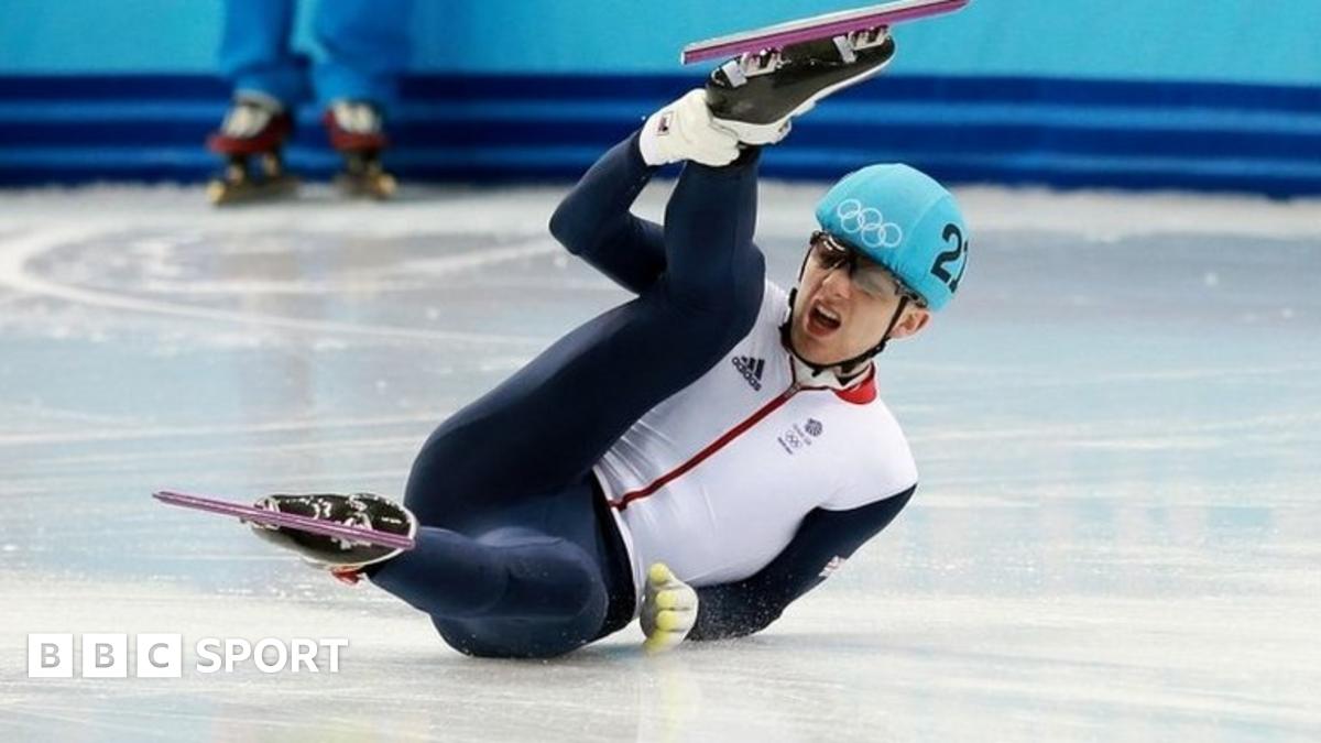 Sochi 2014: Jack Whelbourne falls in 1500m short track final - BBC Sport