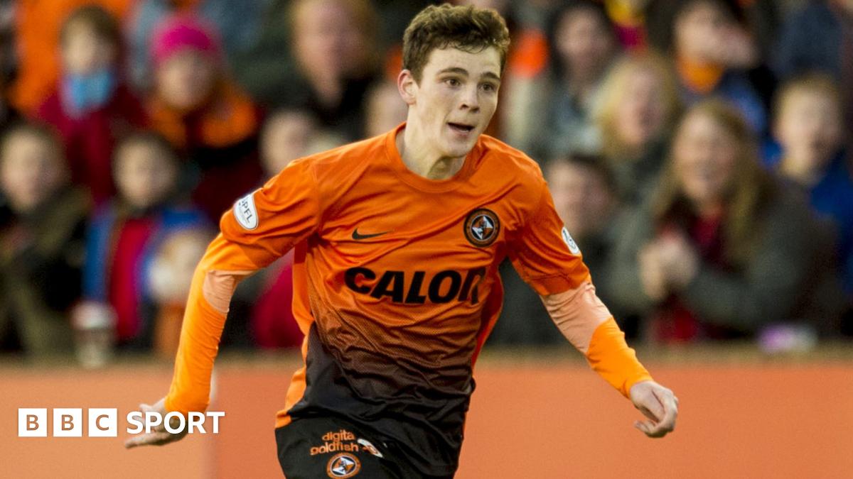 Dundee Utd's Andrew Robertson undaunted by Scotland call - BBC Sport