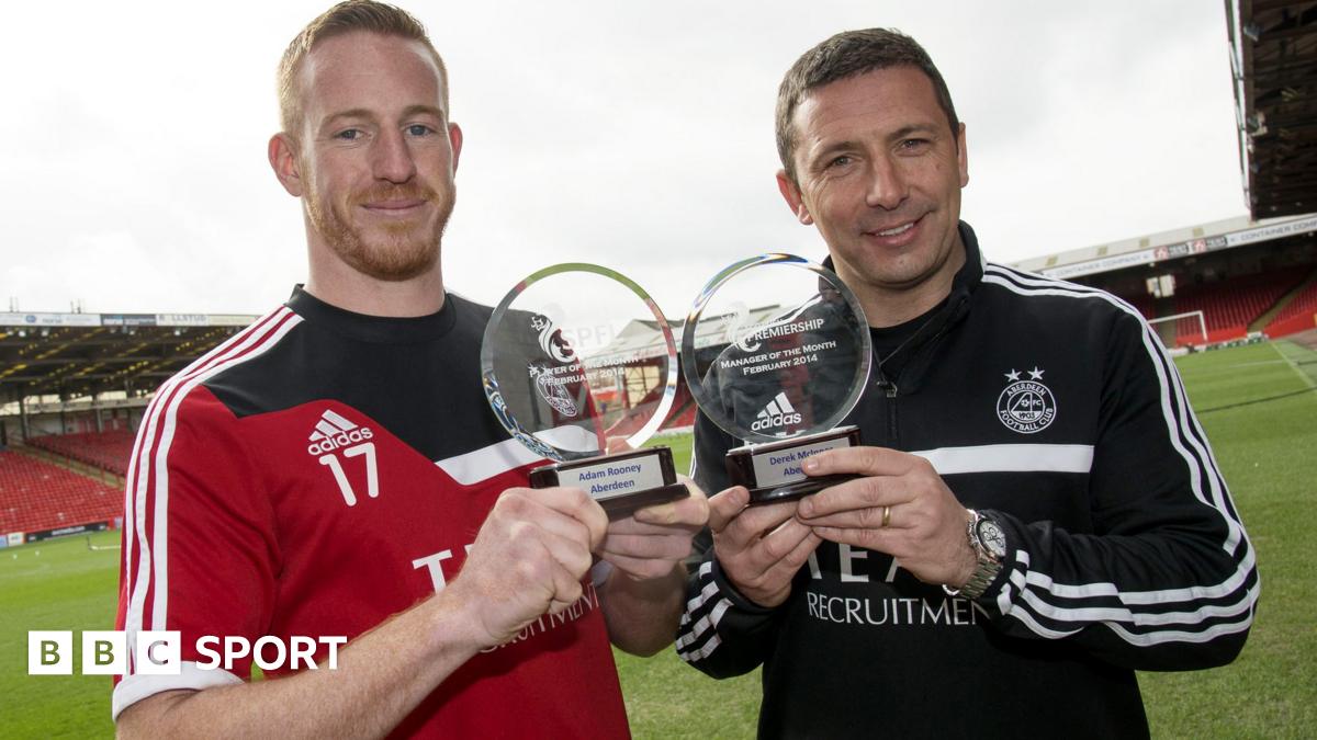 Aberdeen: February prizes for Derek McInnes & Adam Rooney - BBC Sport