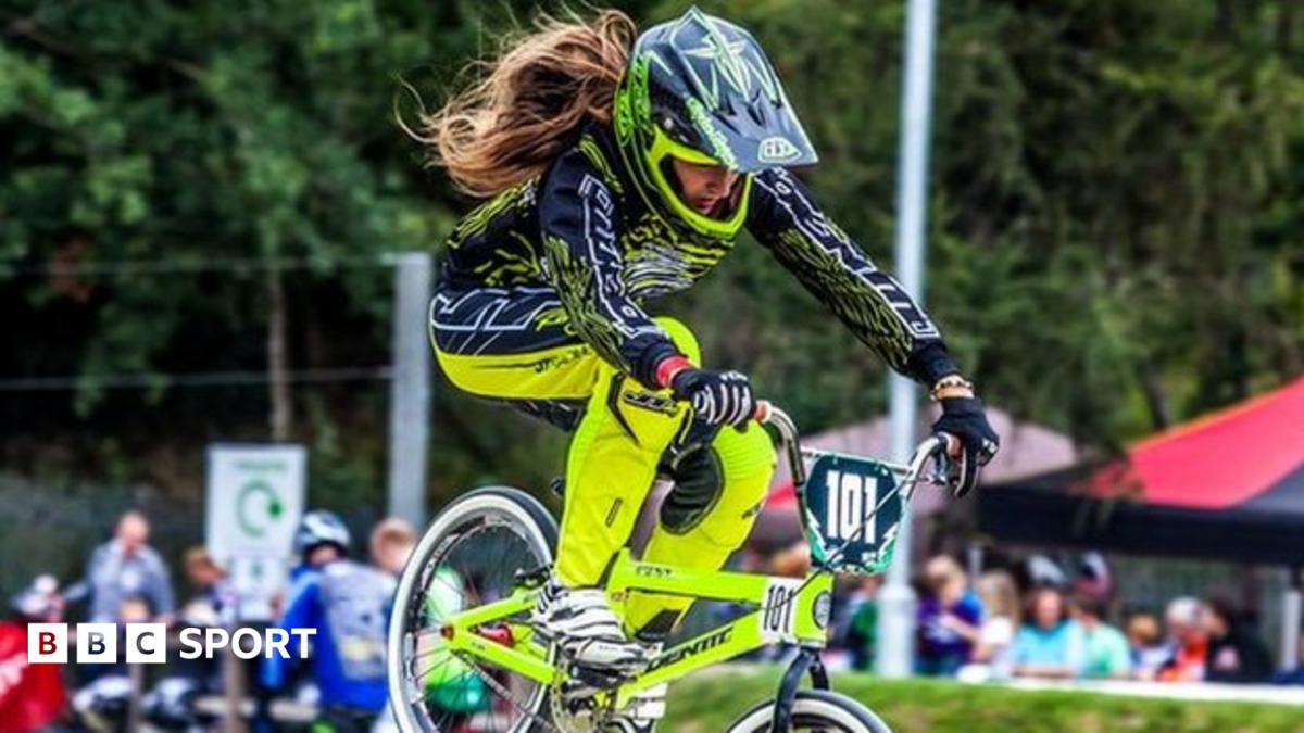 BMX: Charlotte Green inspired by world champion Liam Phillips - BBC Sport