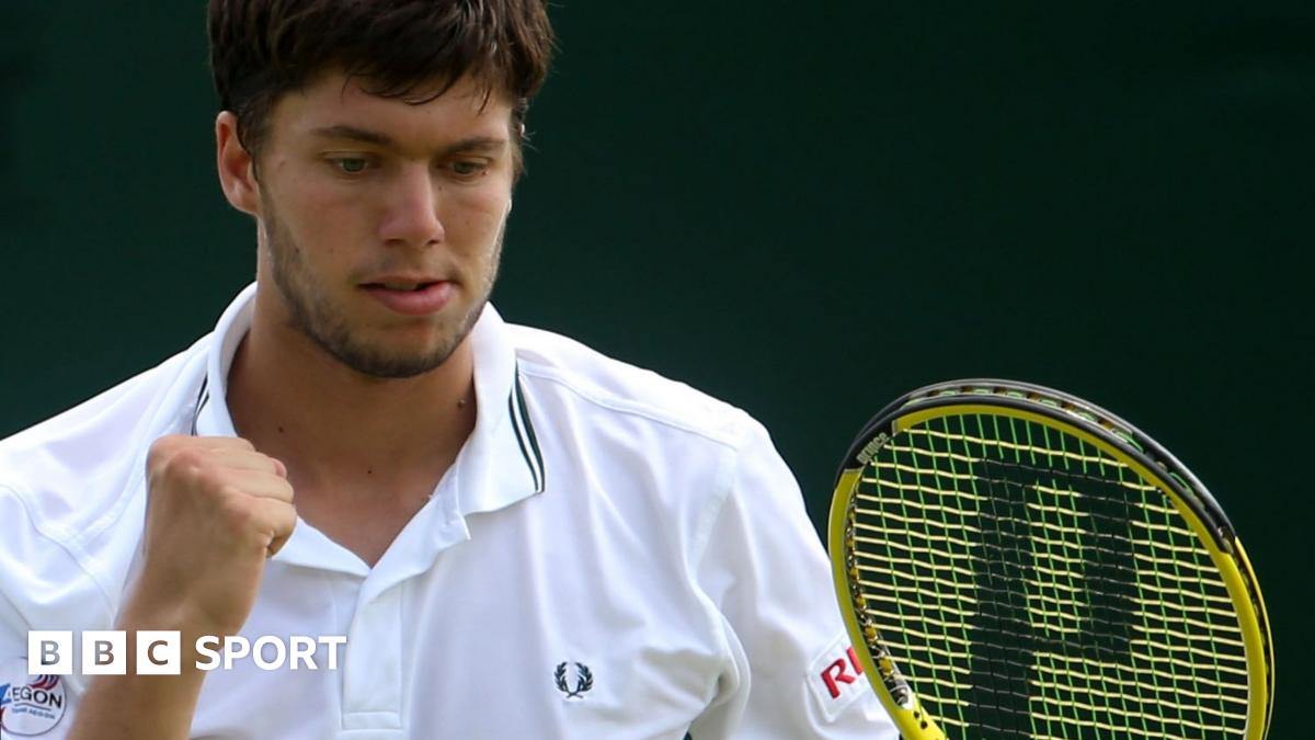 Oliver Golding upsets Peter Gojowczyk in Wimbledon qualifier - BBC Sport