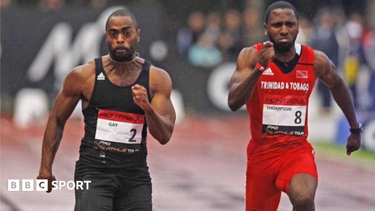 Tyson Gay wins first race since returning from drugs ban - BBC Sport