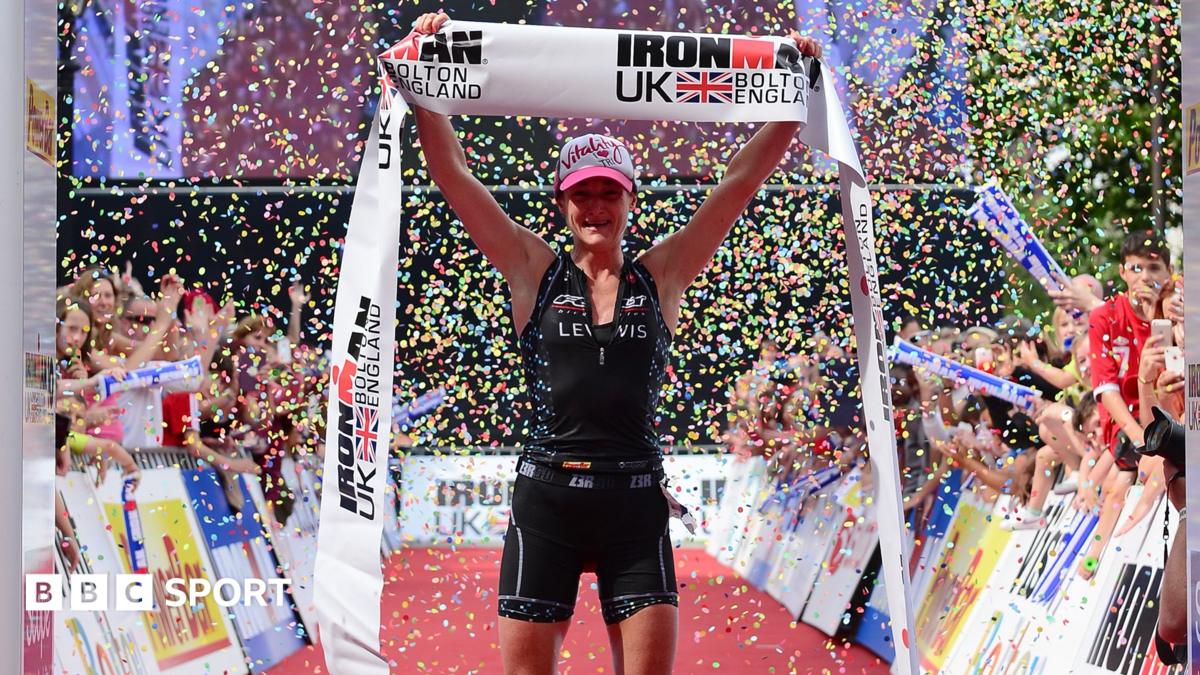 Tamsin Lewis wins Ironman UK triathlon in Bolton - BBC Sport