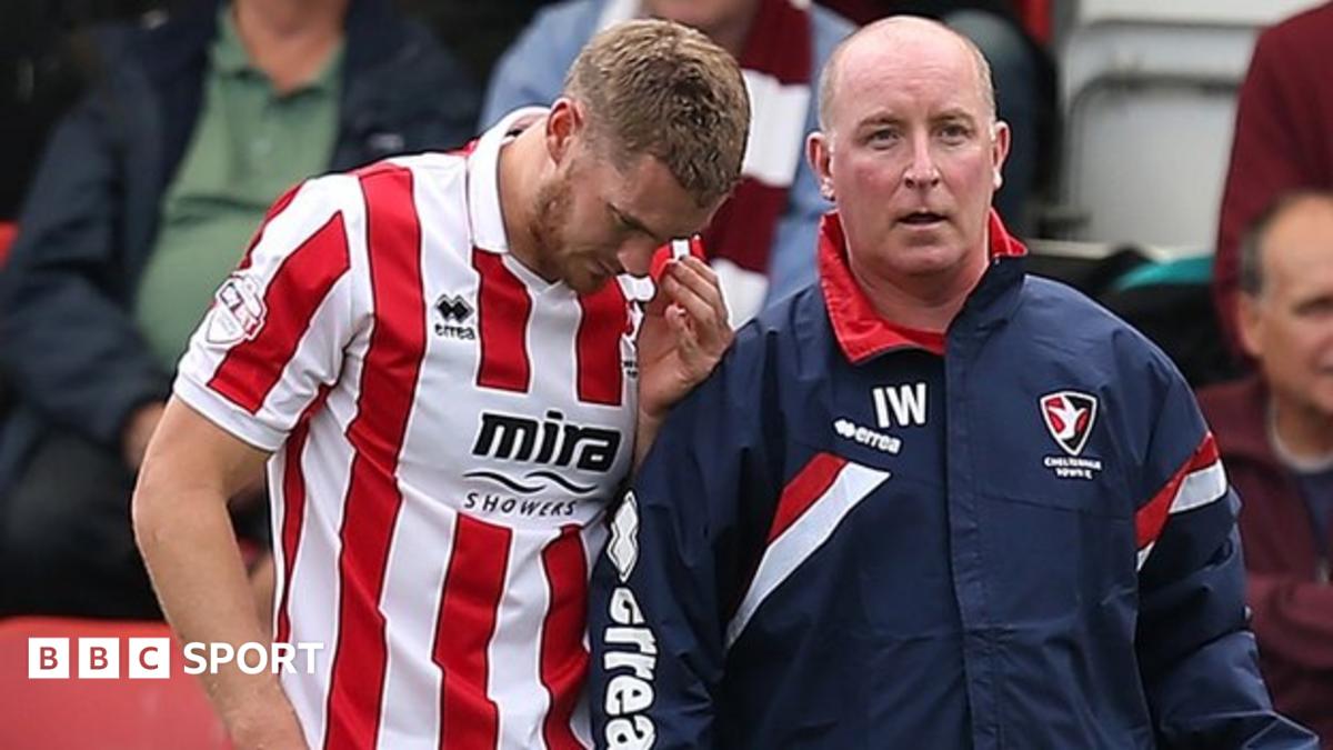 Matt Taylor: Cheltenham Town captain ruled out for a month - BBC Sport