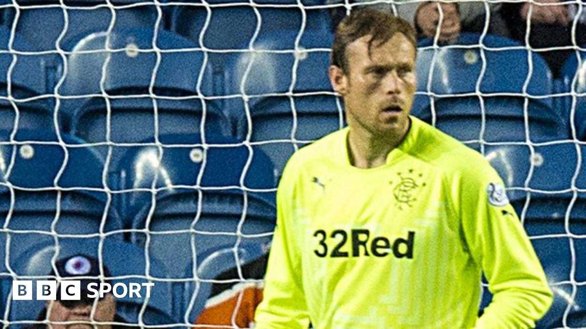 Rangers keeper Steve Simonsen 'improving' after post collision - BBC Sport