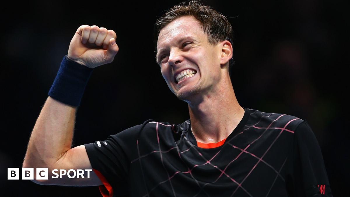 World Tour Finals: Tomas Berdych beats Marin Cilic in London - BBC Sport