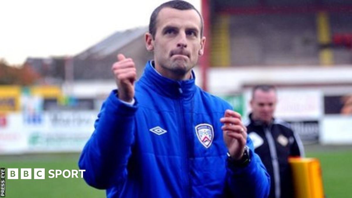 Oran Kearney looks to build on win over Cliftonville - BBC Sport